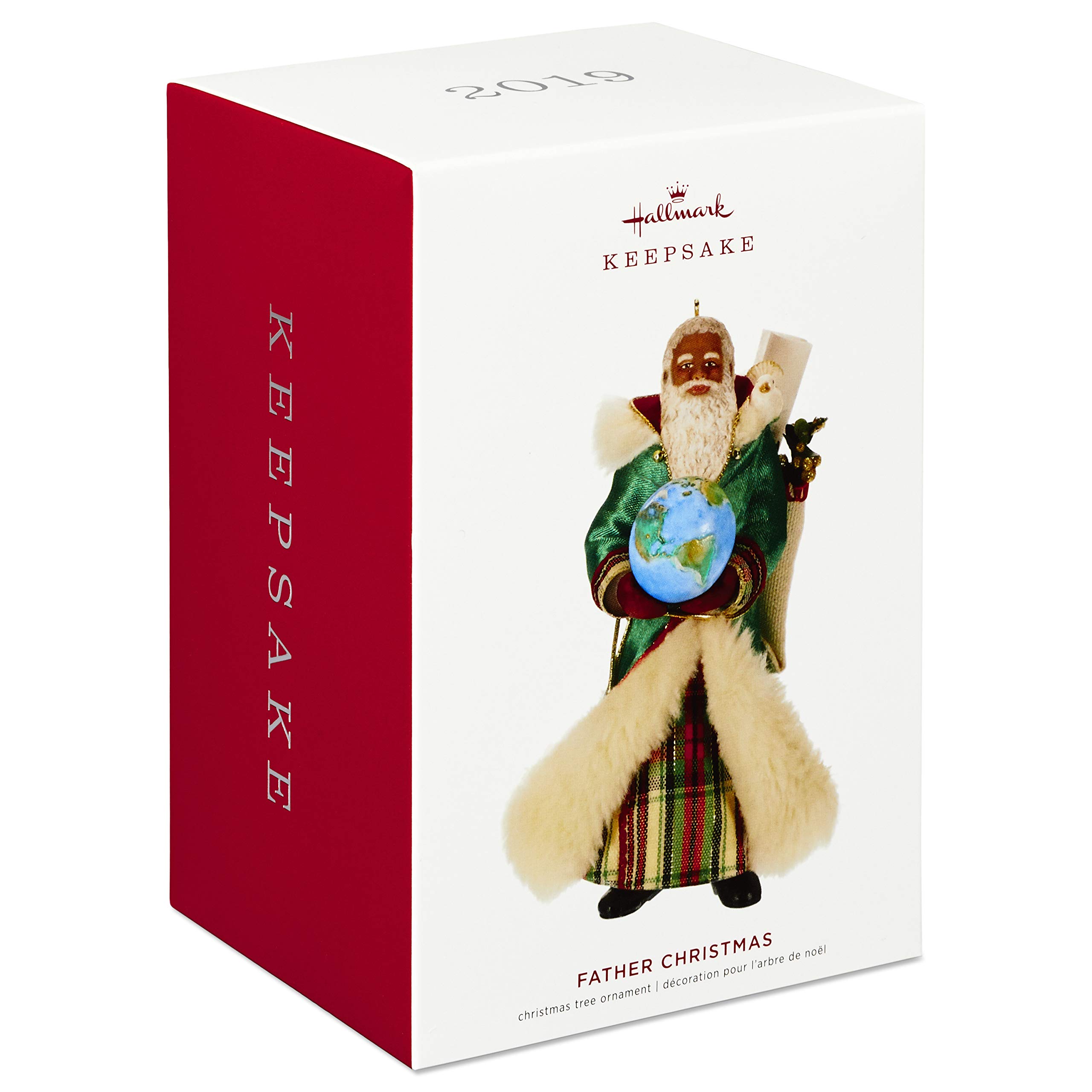 Hallmark Keepsake Ornament 2019 Year Dated AfricanvAmerican Father Christmas, Model:2299QSM7799