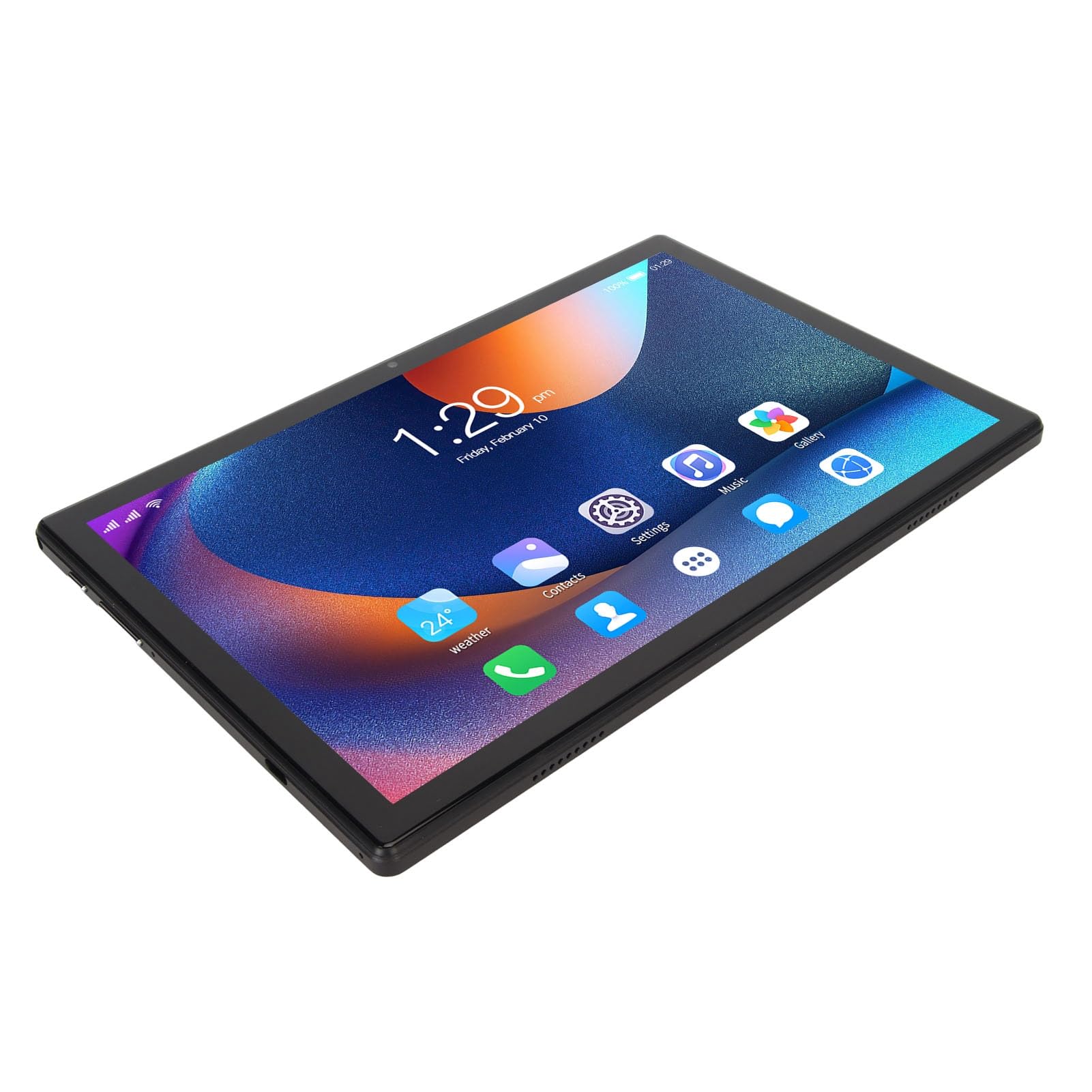 HEEPDD 10.1 Inch Tablet, 8 Core CPU 5G WiFi Tablet PC 100‑240V with Keyboard 12 for Office (US Plug)