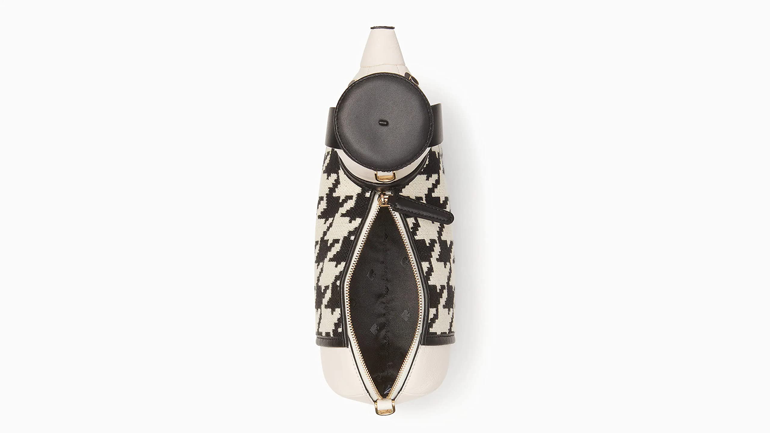 Kate Spade New York Claude Dachshund Houndstooth Crossbody (Houndstooth)