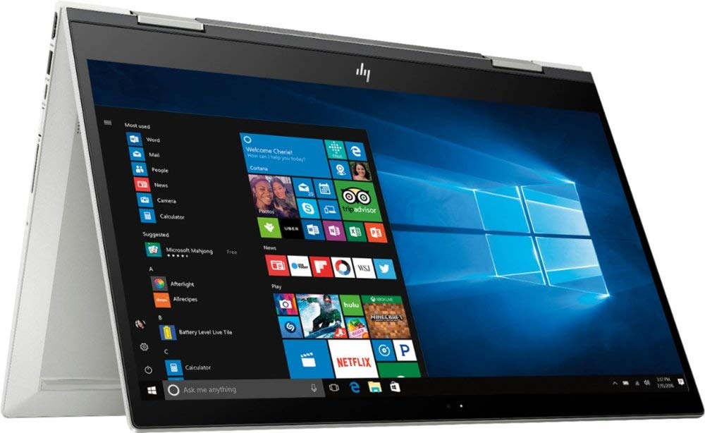HP Envy X360 2-in-1 2019 Premium 15.6 FHD Touchscreen Laptop Computer, 4-Core Intel Core i7-8550U 1.8GHz, 32GB RAM, 1TB SSD, Backlit Keyboard, Wi-Fi, Bluetooth, Webcam, HDMI, USB-C, Windows 10