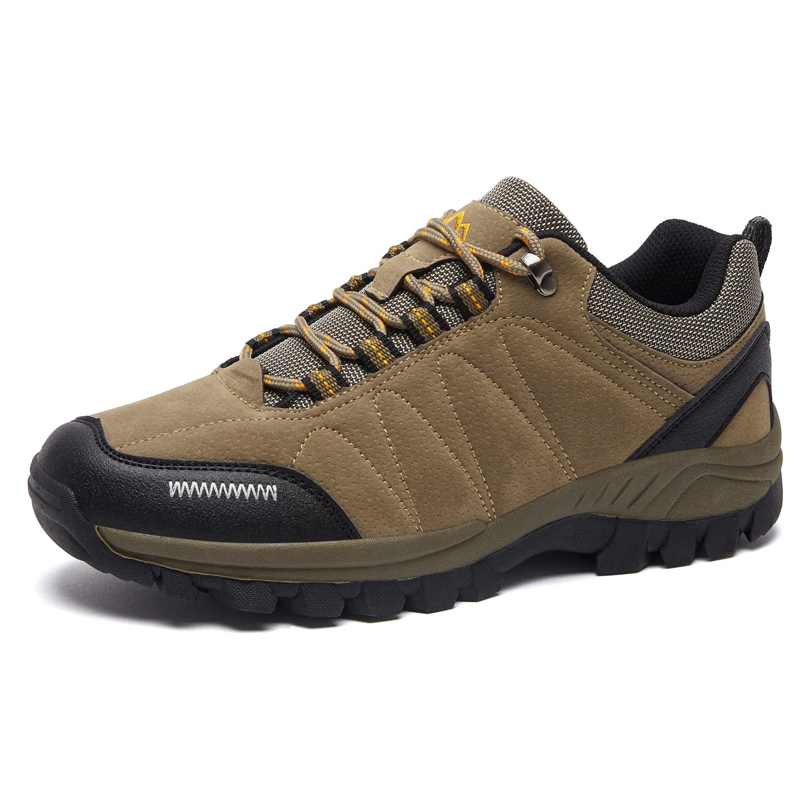 HOBIBEAR Men’s Hiking Shoes Lightweight Trekking Boots Trail Shoe Khaki