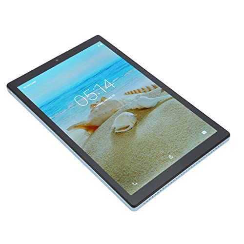 Honio 10 Inch Tablet, Kids Tablet 8 Core CPU 5GWIFI Blue 100‑240V (US Plug)