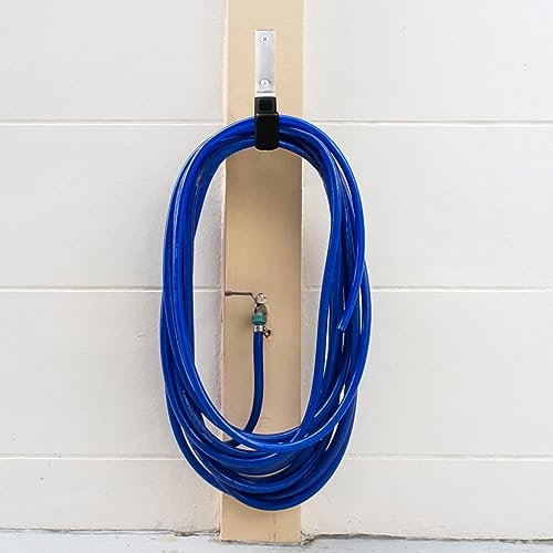Heavy Duty Steel Garage Hooks,Garage Storage Utility Hooks,Anti-Slip Garage Hooks,Garage Garden Tool Organizer,Steel Wall Mount Hooks, Garden Hose Hanger, Garden J Hooks (Small-2PC)