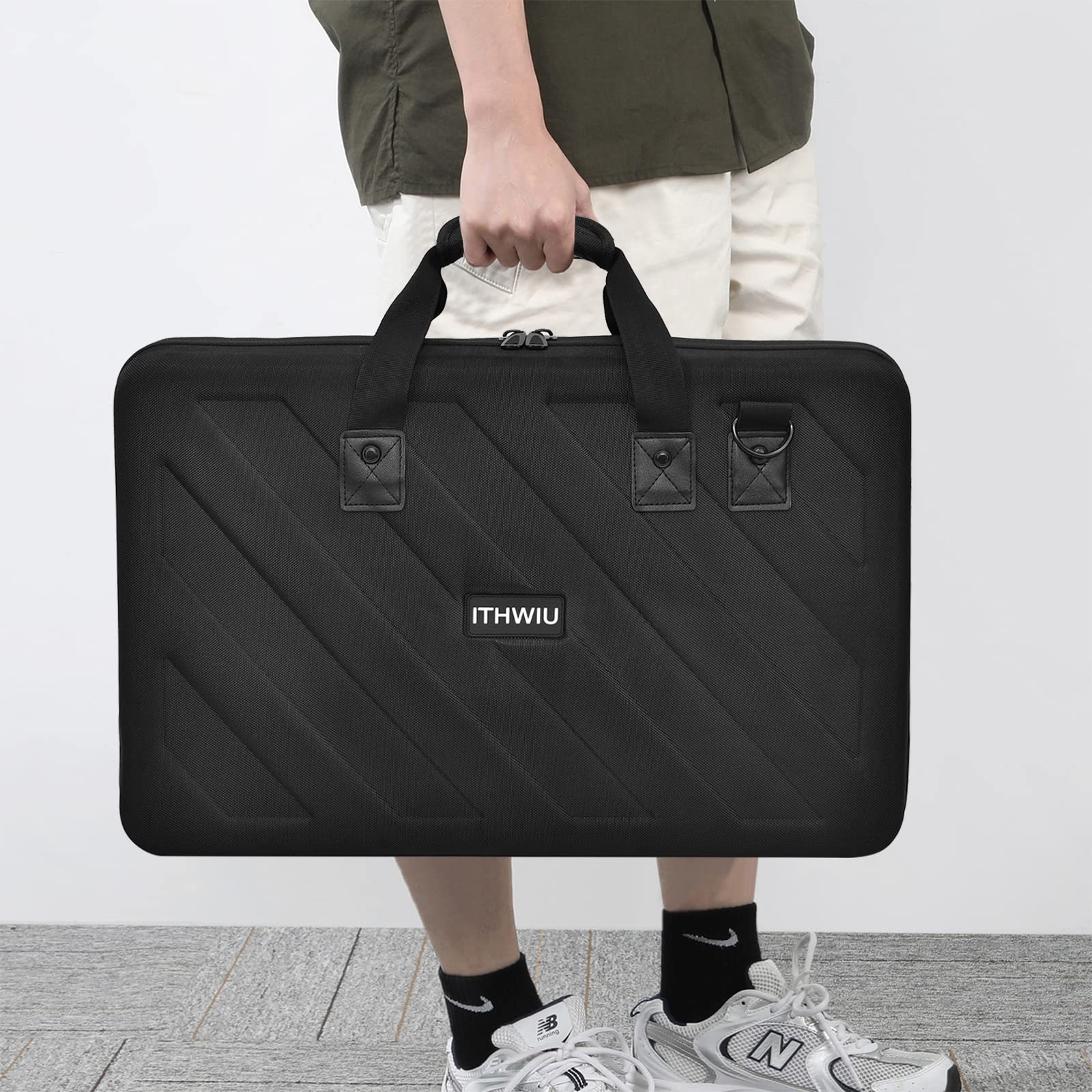 ITHWIU Lightweight Molded EVA Storage Case, Fits Pioneer DDJ SR SR2 RR Denon MC4000 Numark NVII Mixtrack Pro 3 NV Platinum