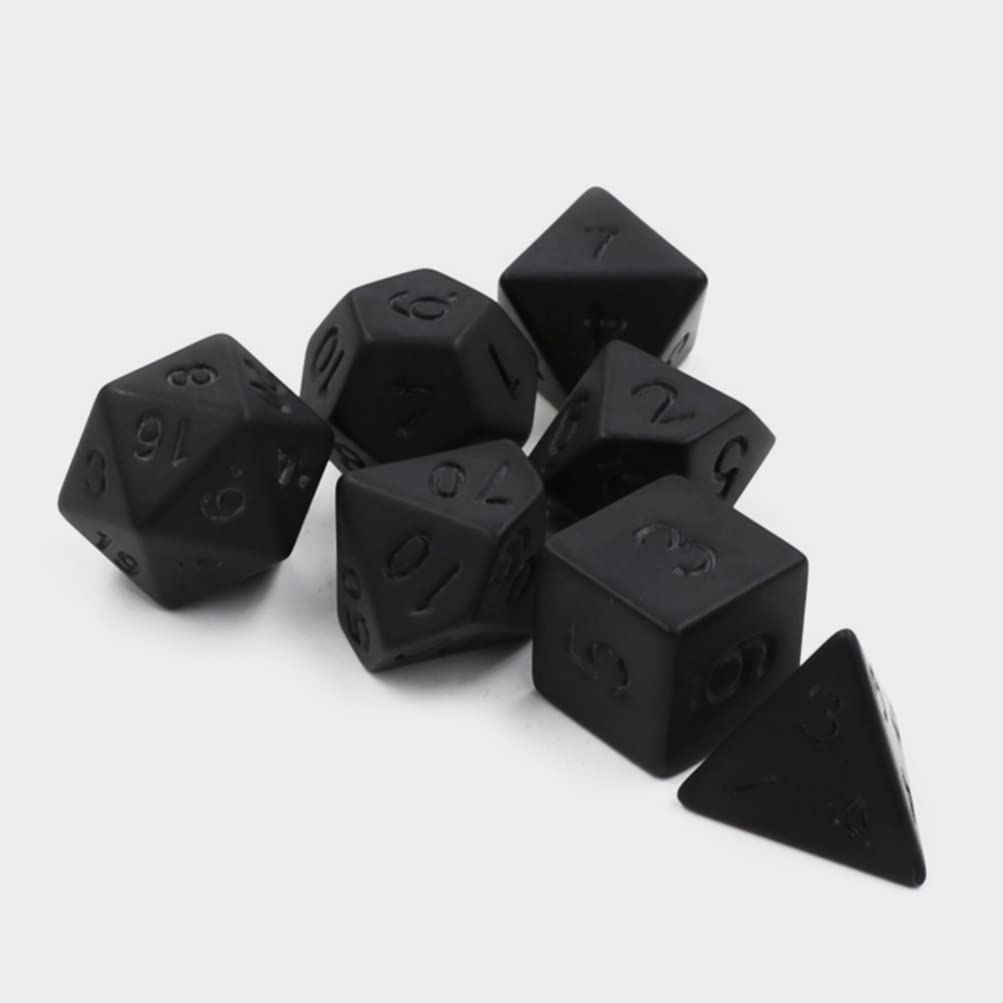 jojofuny 1 Set Dice Educational Plaything Couples Toy for Couples Mini Toy Electricity Kit Table Games Black Suits Table Runner Black Bulk Toys Desktop D20 Acrylic Checkerboard