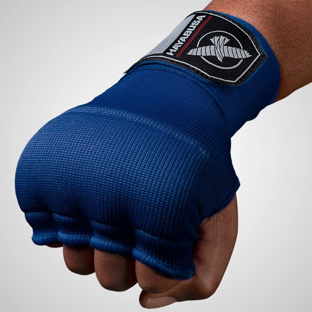 Hayabusa Quick Gel Boxing Hand Wrap Gloves - Blue, X-Large