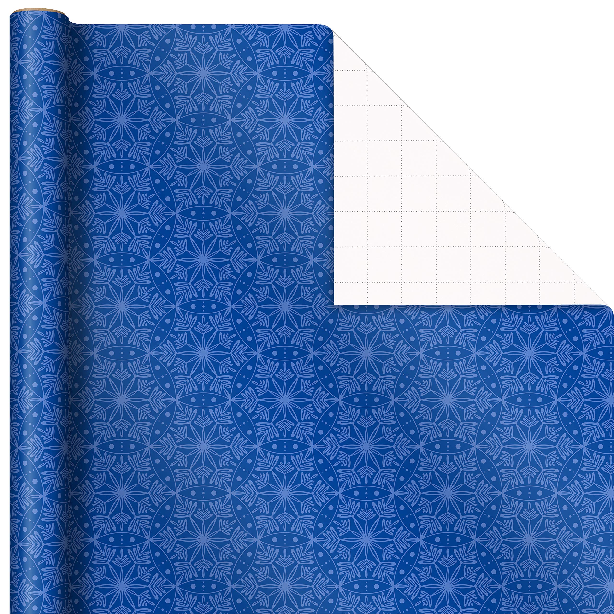 Hallmark Image Arts Christmas Wrapping Paper with Cut Lines on Reverse, Festive Fun (Pack of 4, 120 sq. ft. ttl)