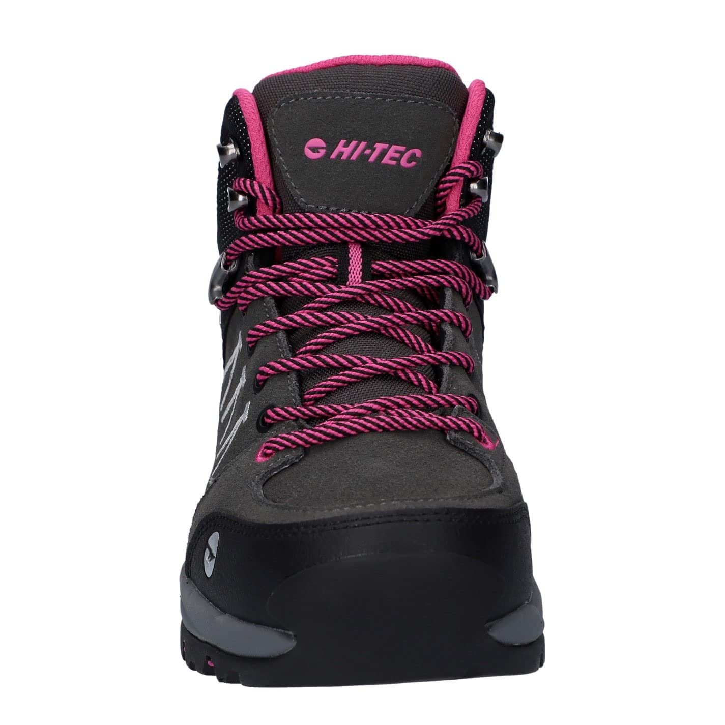 Hi-Tec Women's Modern Hiking Boot, Cool Grey Black Fuchsia, 10