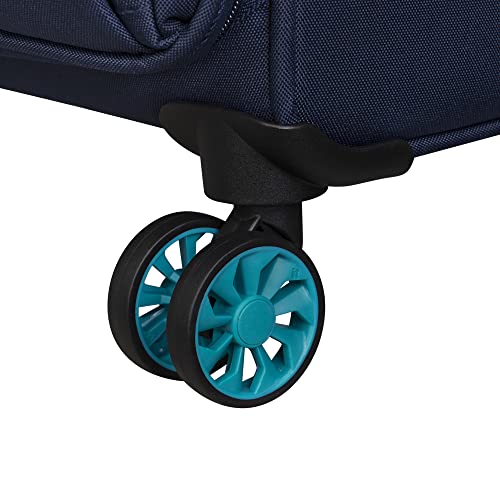 it luggage Duo-Tone 3 Piece Softside 8 Wheel Spinner, Capri Breeze/Dress Blues, 3 Pc Set