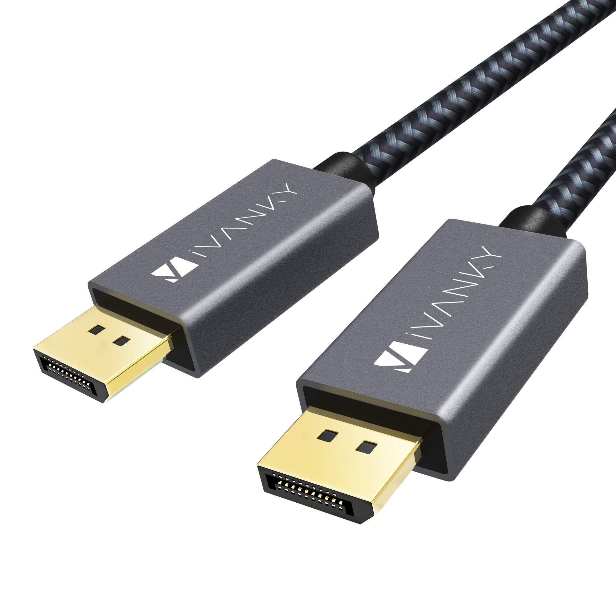 IVANKY DisplayPort Cable 10FT, and Uni-Directional 4k@30Hz DisplayPort to HDMI Cable