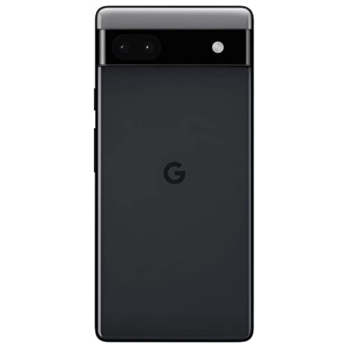 Google Pixel 6a 5G (128GB, 6GB) 6.1" OLED, 4K Camera, 4G Volte (GSM + CDMA) Fully Unlocked (Verizon, T-Mobile, AT&T, Straight Talk) US Model (w/Fast Car Charger, Charcoal) (Renewed)