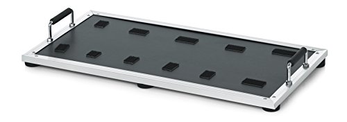 Gator Cases G-TOUR Series Gutiar Pedal board with ATA Road Case, Wheels and Pull Handle; Large: 24" x 11" (G-TOUR PEDALBOARD-LGW) , Black