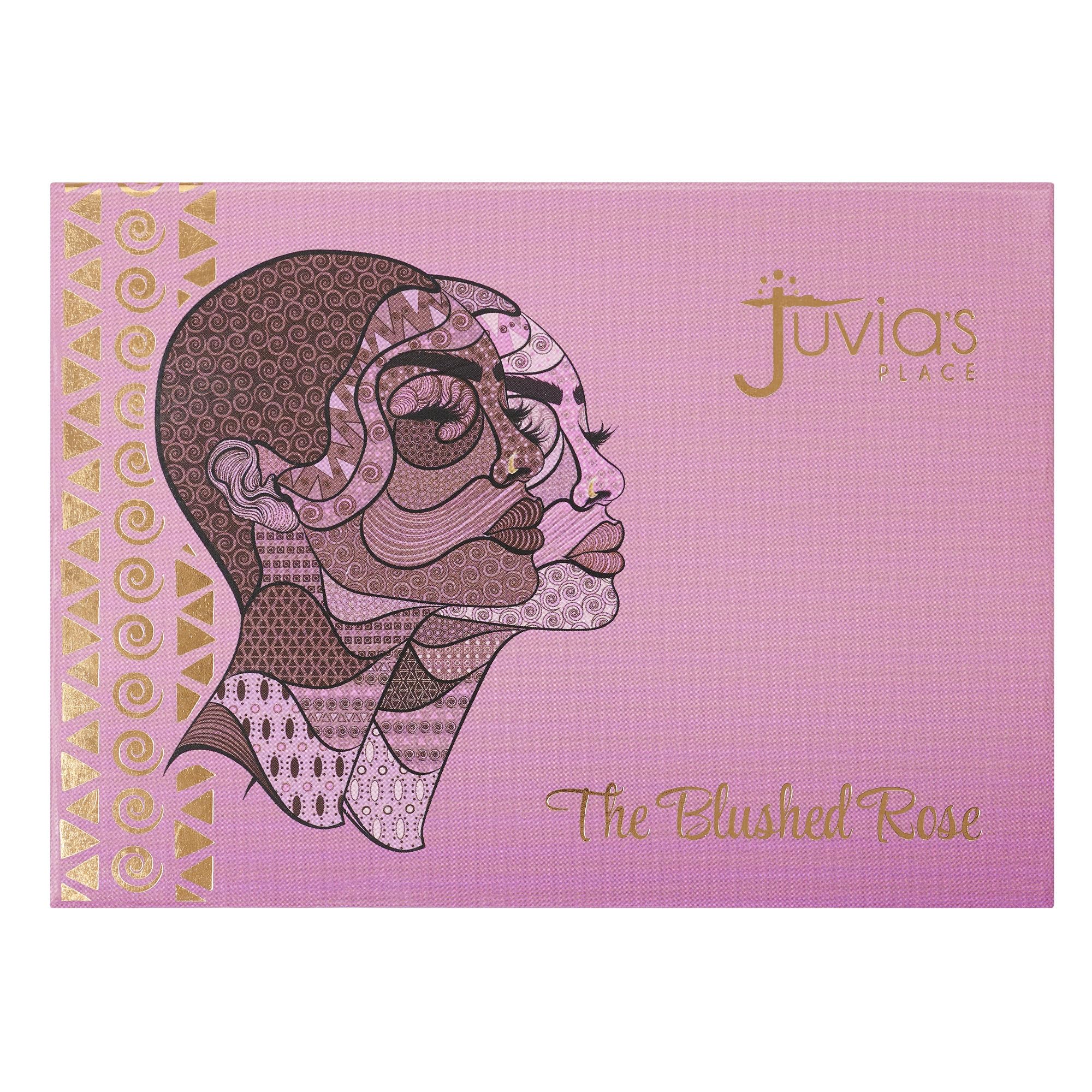 Juvia's Place Palette Blushed Rose - Rosy, Pinks, Rose-Gold, Shades of 6, Professional Eye Makeup, Pigmented Makeup Palette