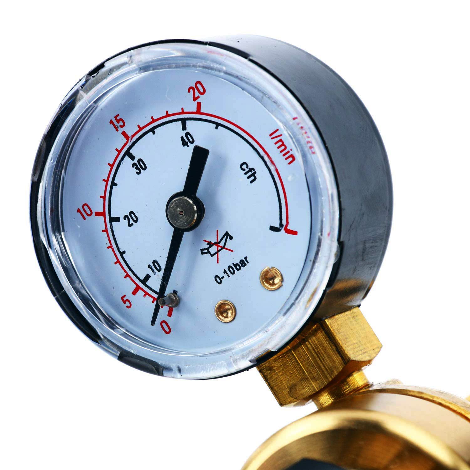 H&J Argon CO2 Brass Regulators Gauges for Welding CGA580 Miller Lincoln Mig Tig