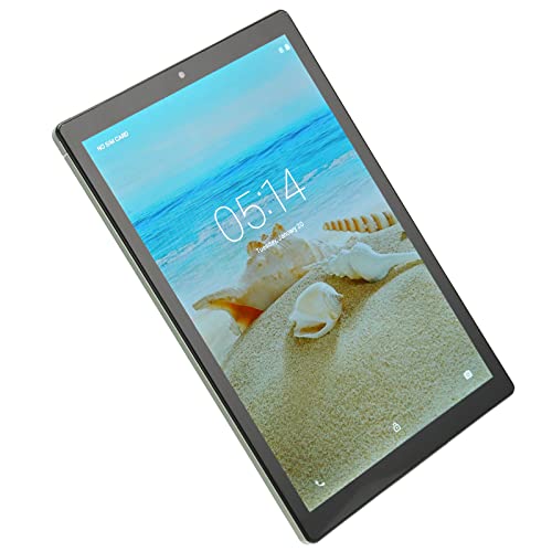 HEEPDD 10in Tablet, 2.4G 5G Dual Band WiFi 4GB 64GB 8 Core CPU Tablet PC for Android System Green for Entertainment for Students (US Plug)
