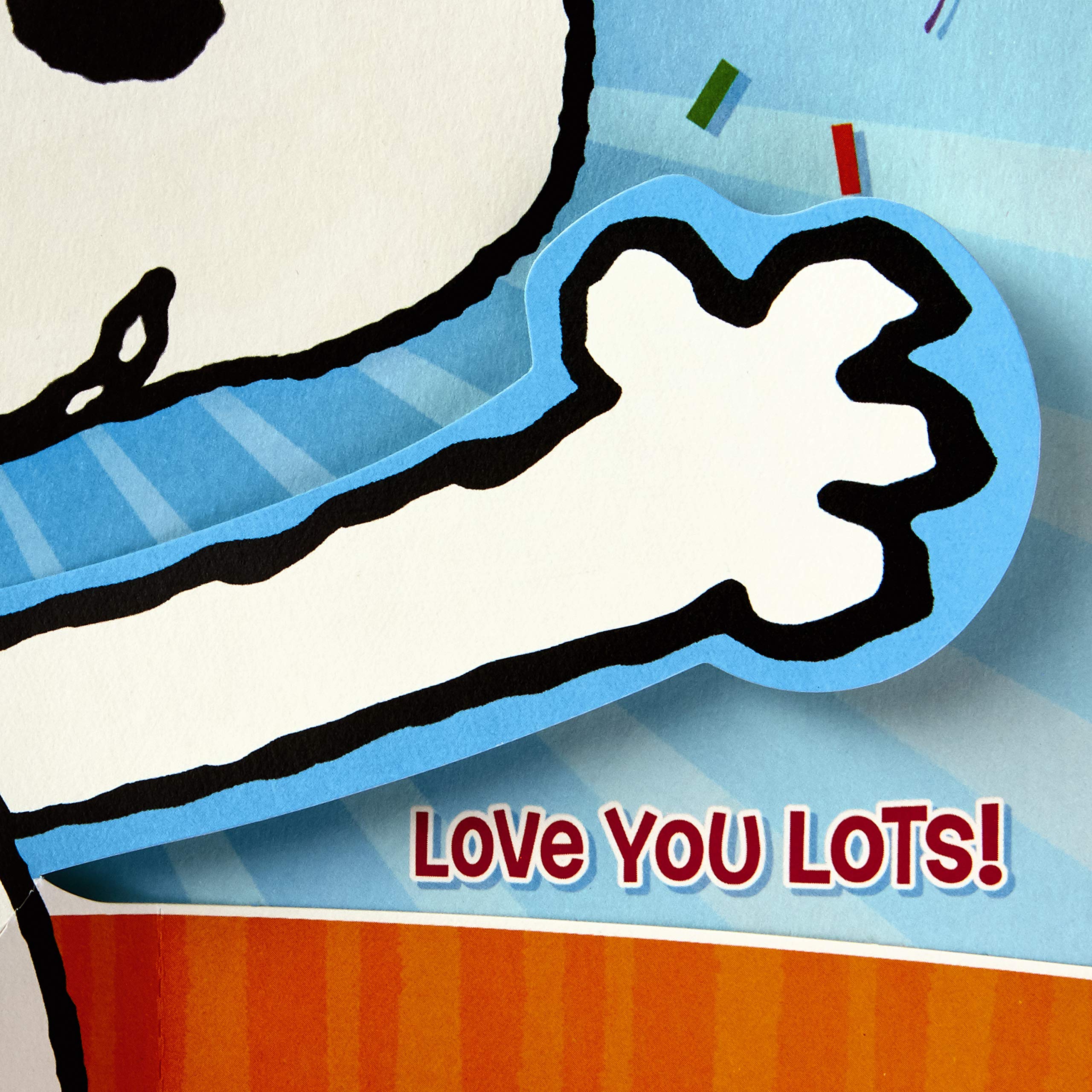 Hallmark Peanuts Pop Up Birthday Card for Grandson (Birthday Hug)