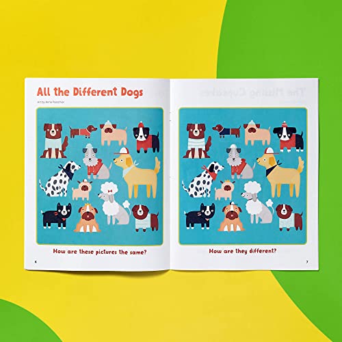 Highlights My First Puzzle Fun 2023 Puzzle Books for Kids Ages 3-6, 4-Book Set of Matching, Mazes, Spot-The-Differences, and More Travel-Friendly Screen Free Brain-Boosting Activities