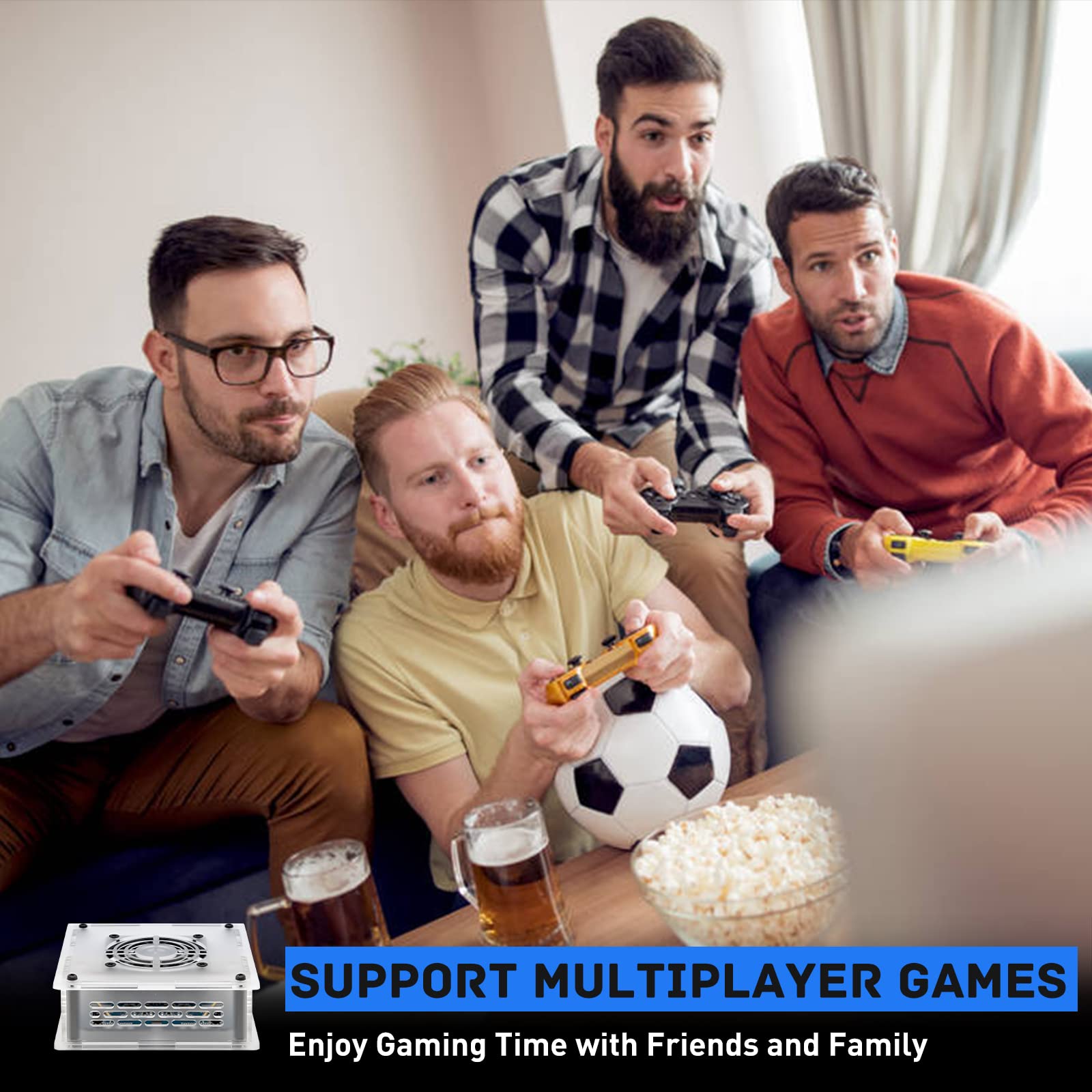 Kinhank Super Console X PRO Plus, Retro Game Console 256GB Built-in 117,000+ Games, TV&Game System in 1, Video Game Console Systems for 4K TV HD/AV Output, Compatible with PS1/PSP/MAME, etc