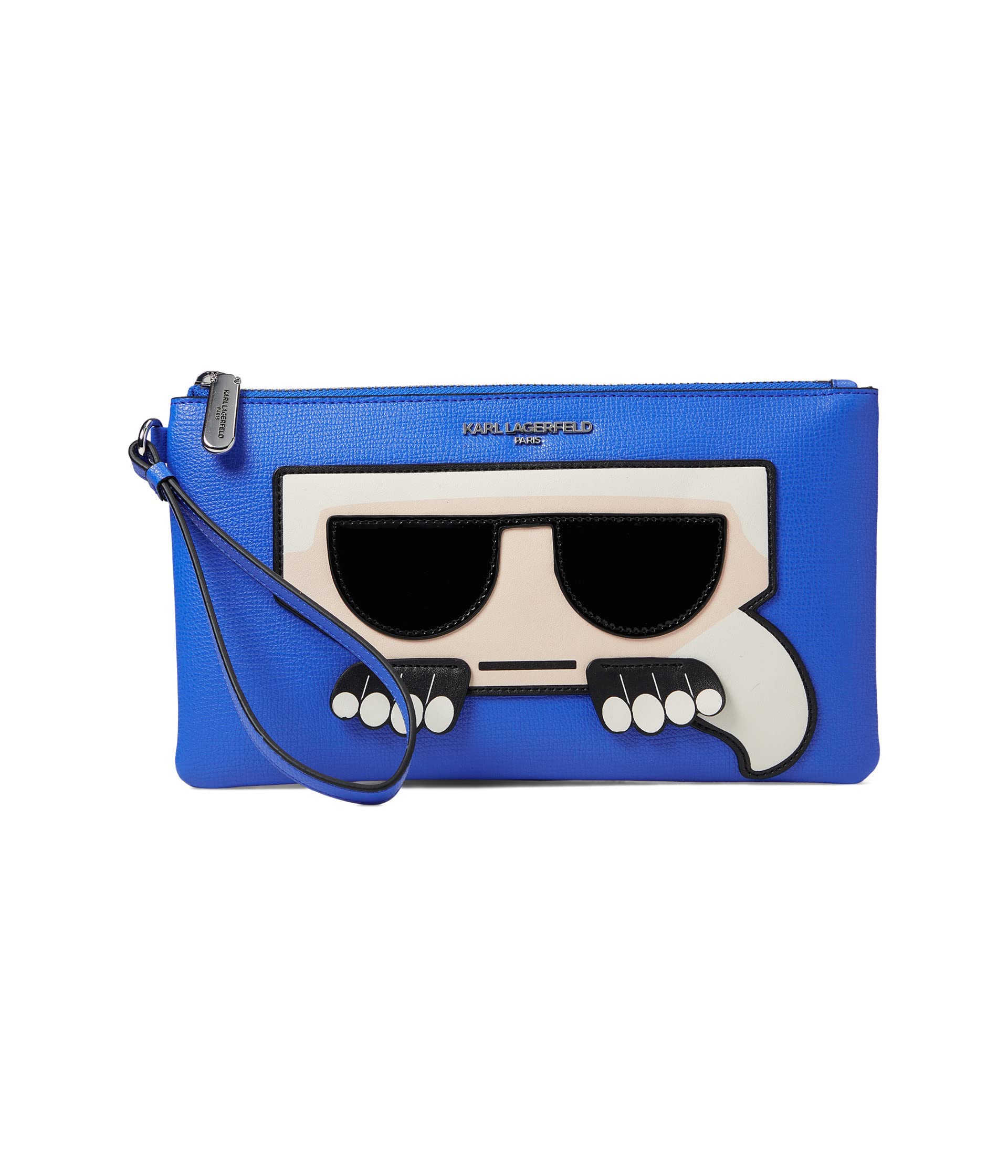 Karl Lagerfeld Paris Maybelle SLG Wristlet Deep Lagoon One Size