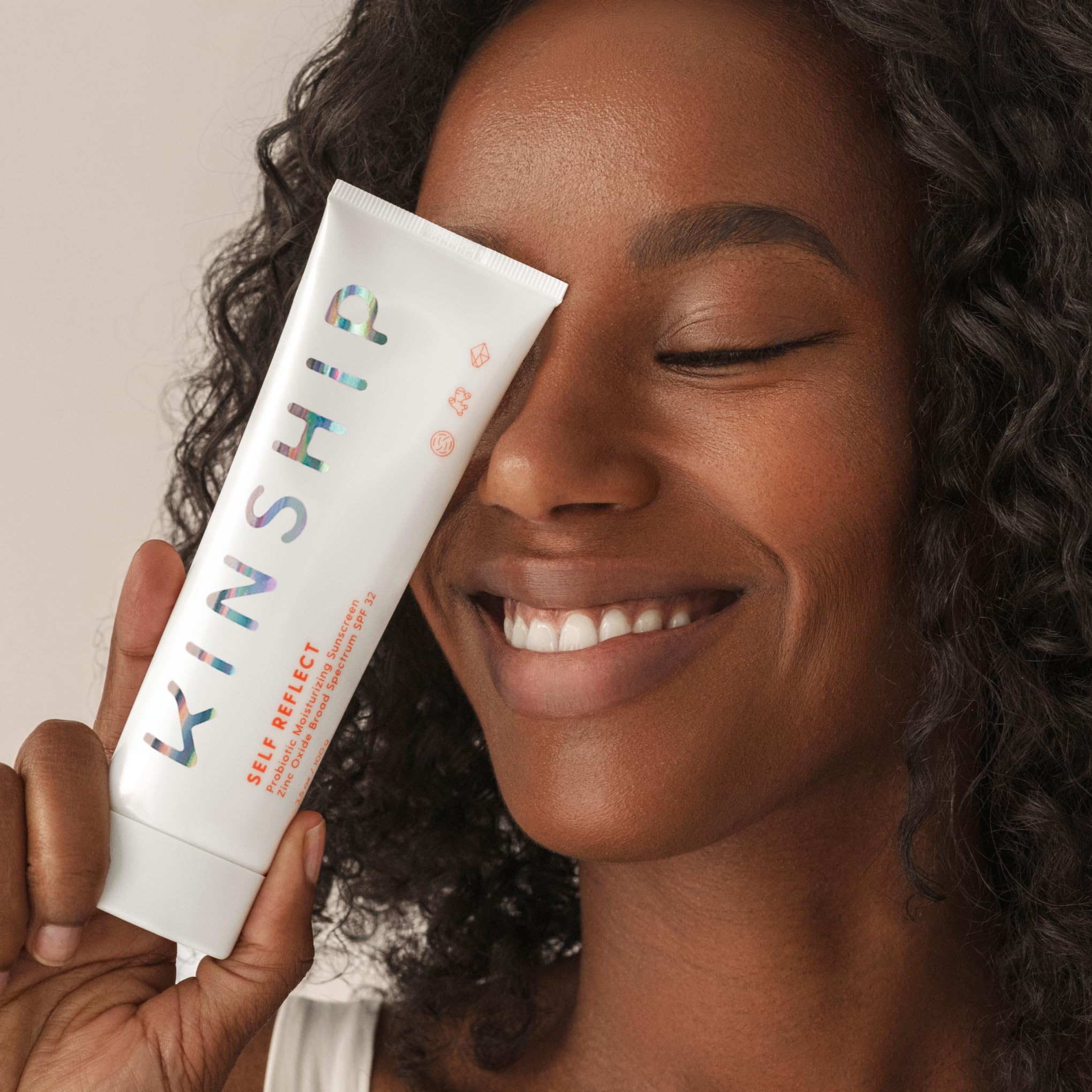 Kinship Self Reflect Probiotic Moisturizing Sunscreen SPF 32 + Sport SPF 60 Bundle - Lightweight 100% Mineral SPF for Sensitive Skin - Sheer Zinc Oxide Sunblock - Water + Sweat Resistant - Reef Safe