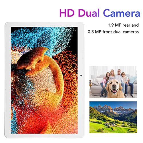 HD Tablet 1280x800 IPS Screen Dual Cameras 3 Slot Design 2GB RAM 32GB ROM 10.1 Inch Tablet for Home (US Plug)