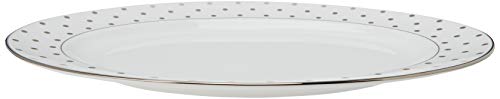 Kate Spade New York Larabee Road Platinum 16" Ovalplatter, 4.05 LB, Metallic
