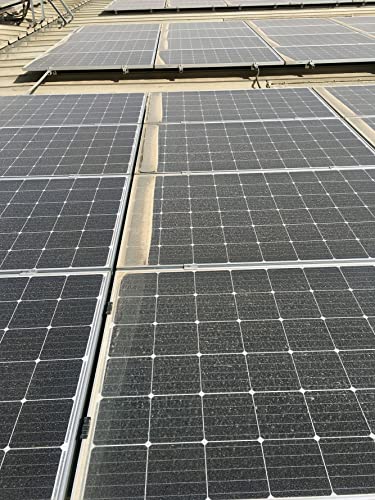 HZLH ( 20pcs ) Solar Panels Water Drained Away Clip,Auto Remove Stagnant Build-up Near The Panel Edges,Plastic Clip to Clear rainwater and Other Debris (50mm), Black