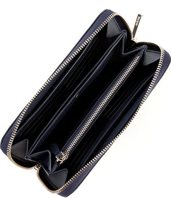Kate Spade NY Sunkiss Striped Zip Around Continental Leather Wallet
