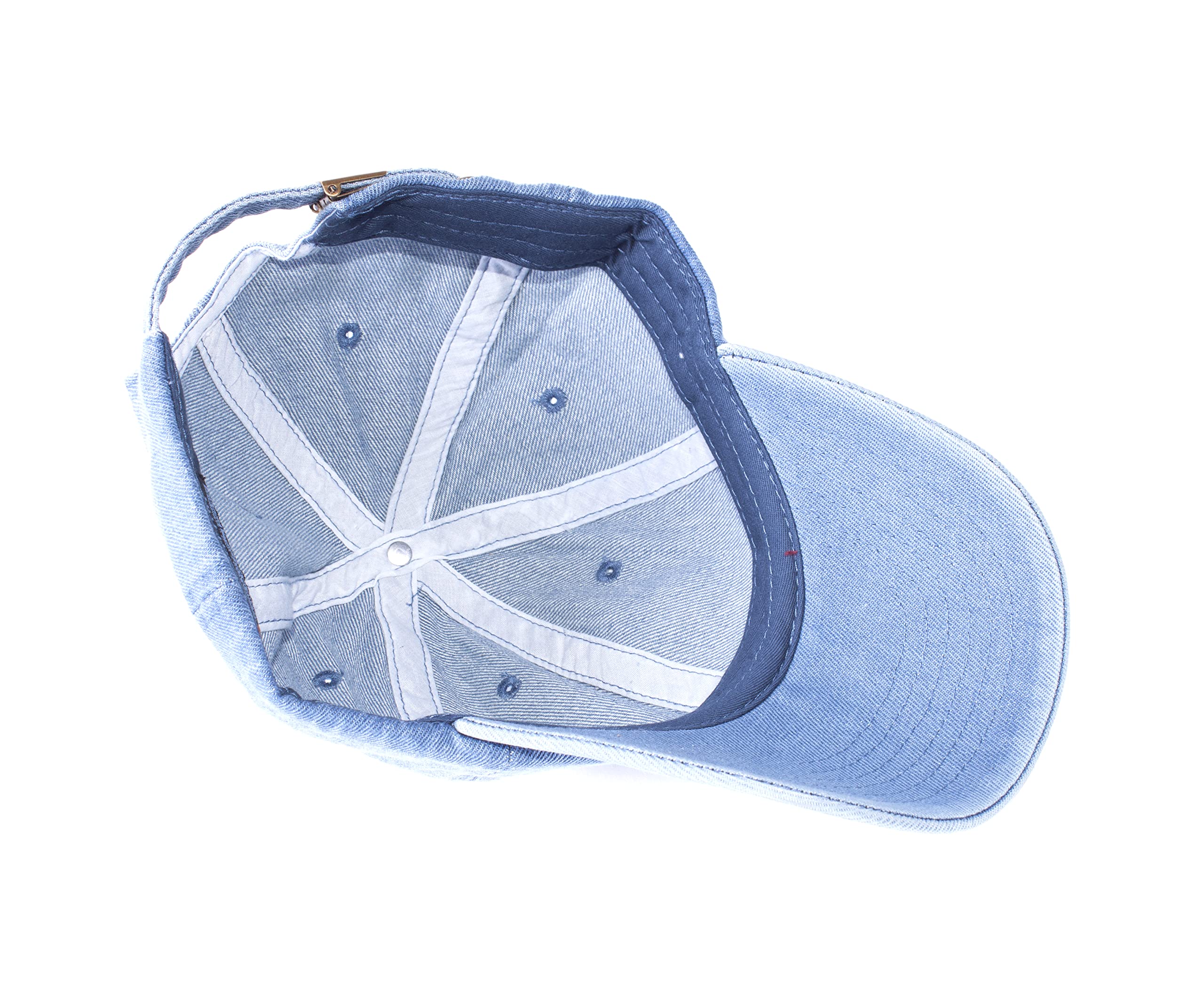 Jean Soft Comfort Casual Everyday Baseball Cap Women Surf Hat for Men Vintage Everyday Wear Low Crown Hat.(Surf Blue)