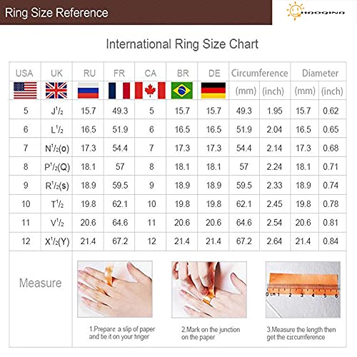 HAOQINA Double Plated 2 Finger Name Rings Custom 2 Tone Nameplate Unisex 3D Name Rings Birthday Wedding Engagement Gifts