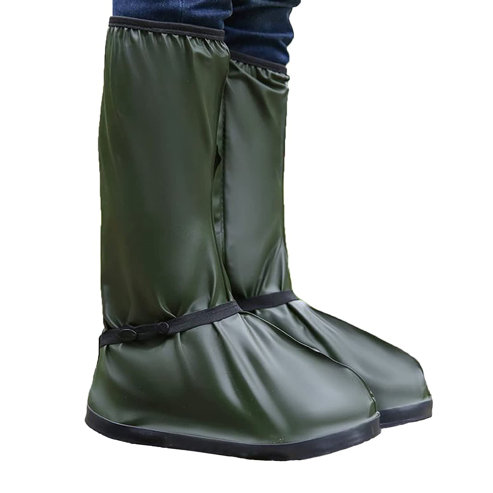 HEKEDES Waterproof Shoe Covers, Reusable & Foldable Rain Boot Shoe Cover
