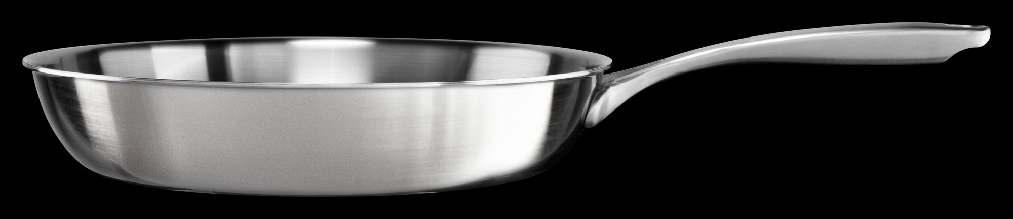 KitchenAid 5-Ply Copper Core 12" Skillet - Stainless Steel, Medium, Stainless Steel Finish