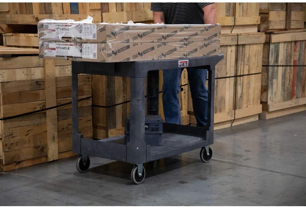 JET 45" x 25" Flat Top Utility Service Cart, 500 Lbs. Capacity (Model PUC-4525)