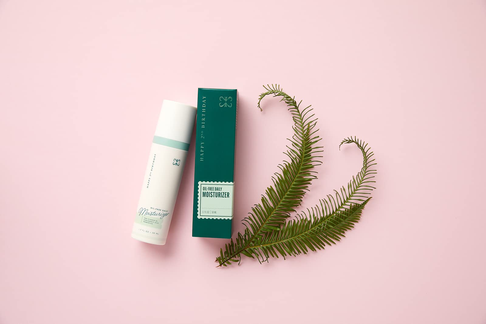 Happy 2nd Birthday Oil-Free Daily Moisturizer with Hyaluronic Acid, Shea Butter, & Probiotics - 1.7 fl oz | 50ml