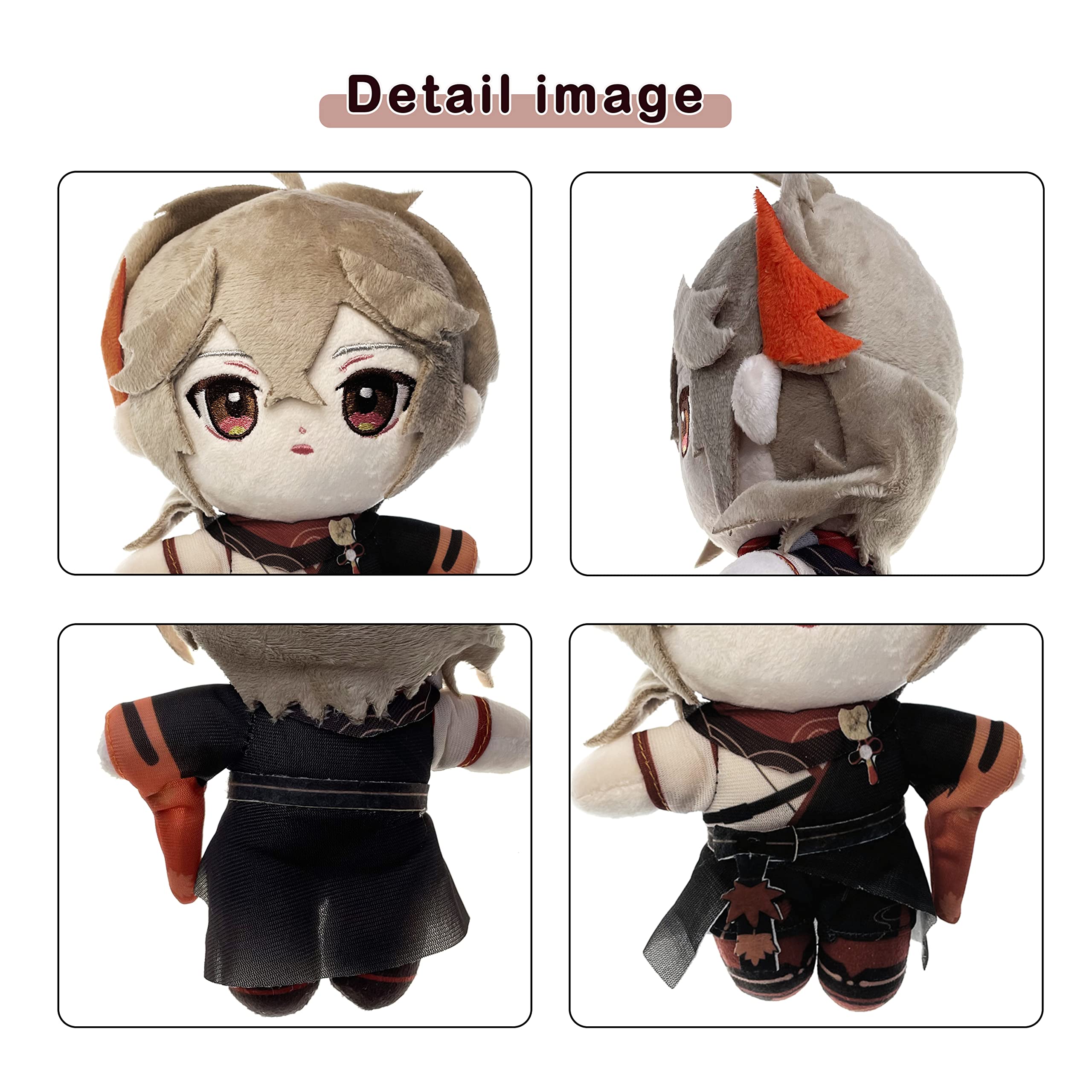 HOVAFI Genshin Impact Plush, 7.9''/20CM Kaedehara Kazuha Plush Dolls Stuffed Anime Plush for Kids