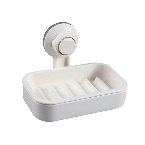 HALOU Soap Tray Dish Saver Draing Holder Sponge Drainage Bar Wallstore Dispensers Cup Suction Sink Drainer Rack (Color : D, Size : 14 x 10 x 8.5cm)