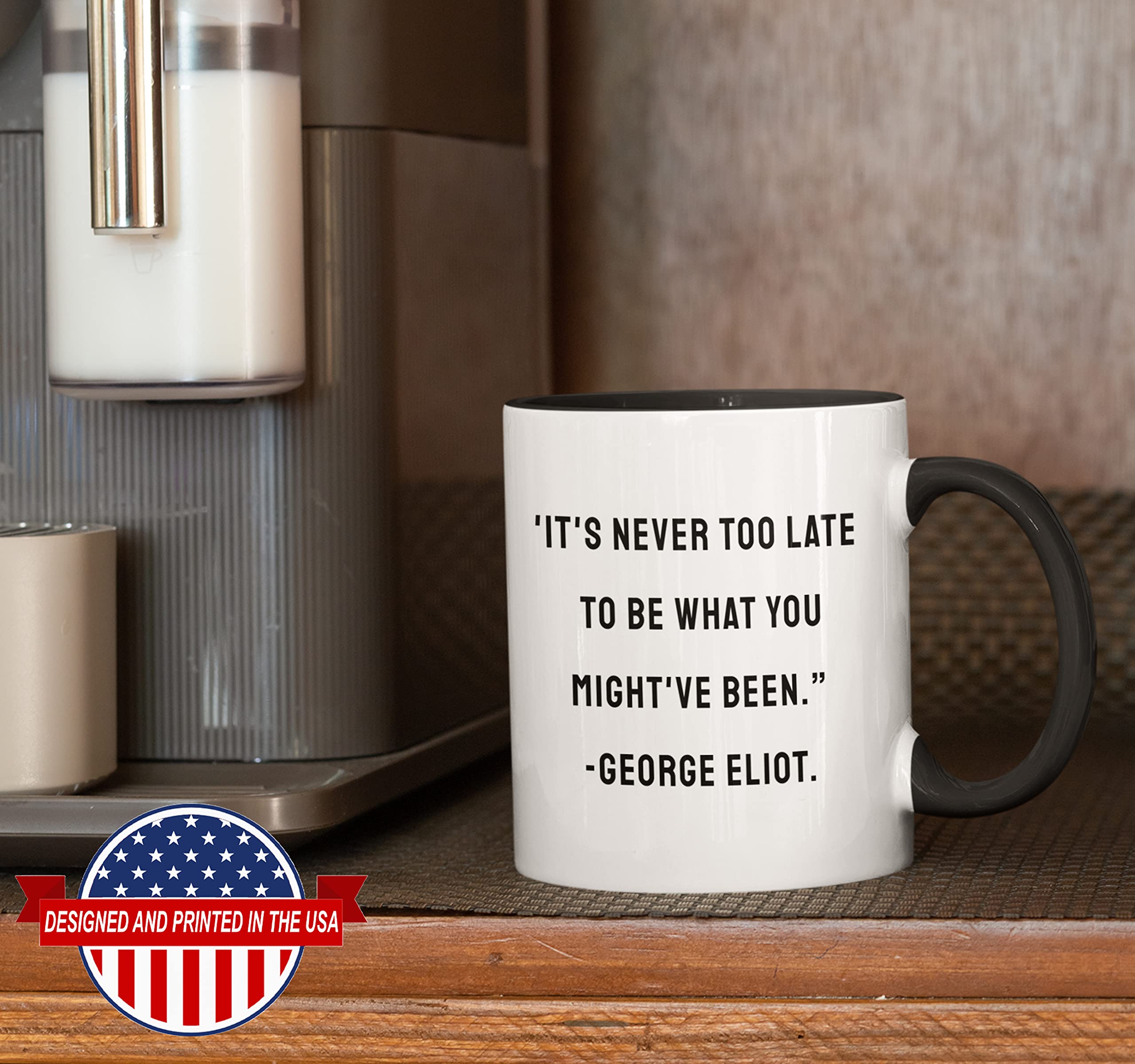 HomeBee Personalized Coffee Mug | Custom Photo Text or Logo Ceramic Mug | Customized 11 Oz Tea Cup β Unique Gift for Men & Women | Taza Personalizadas Design with Picture and Words | White β Black