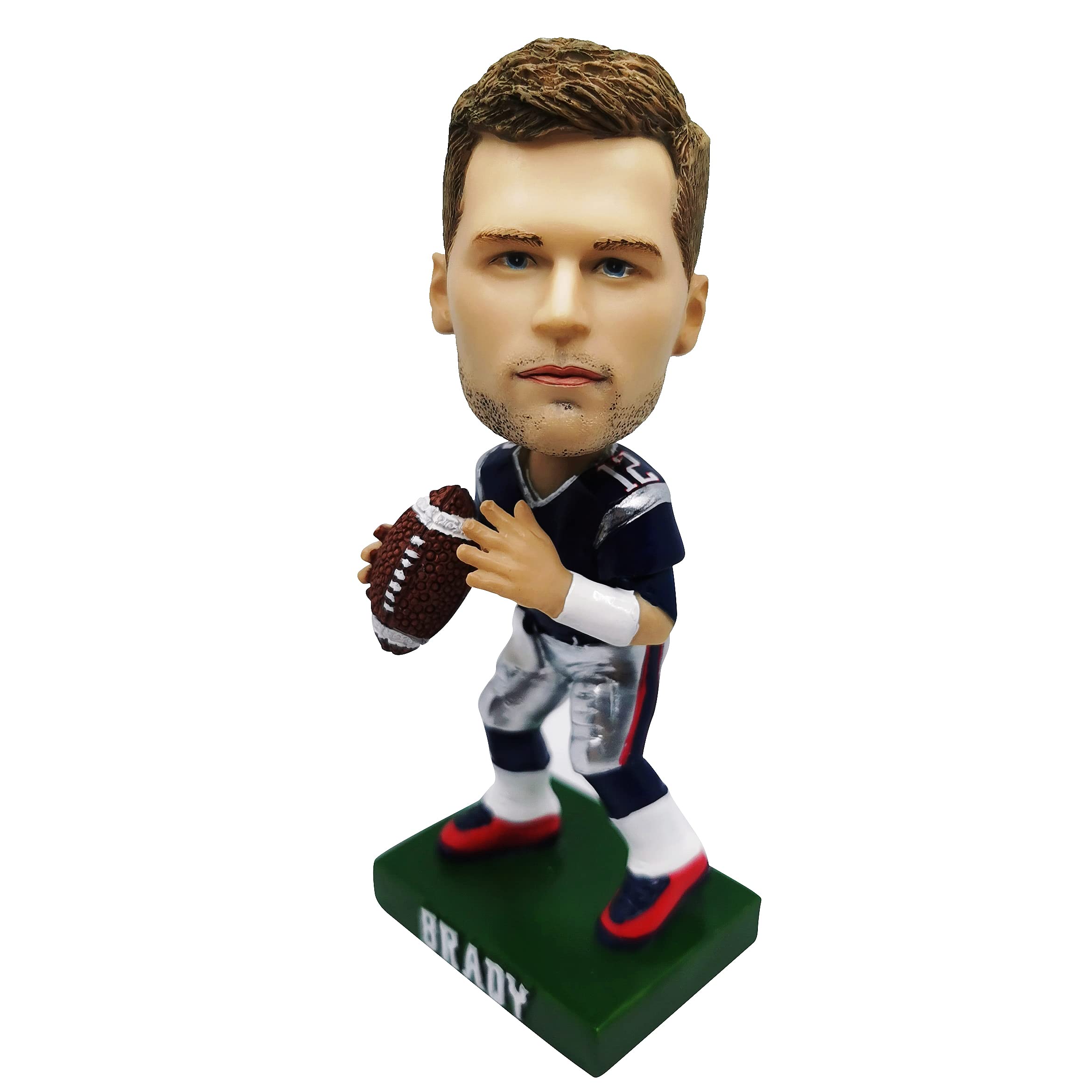 MANYI Brady 12# Jersey Bobbleheads Action Figure 5.5" Collectible Figurine…