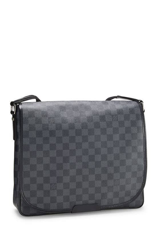 Louis Vuitton, Pre-Loved Damier Graphite Daniel MM, Black