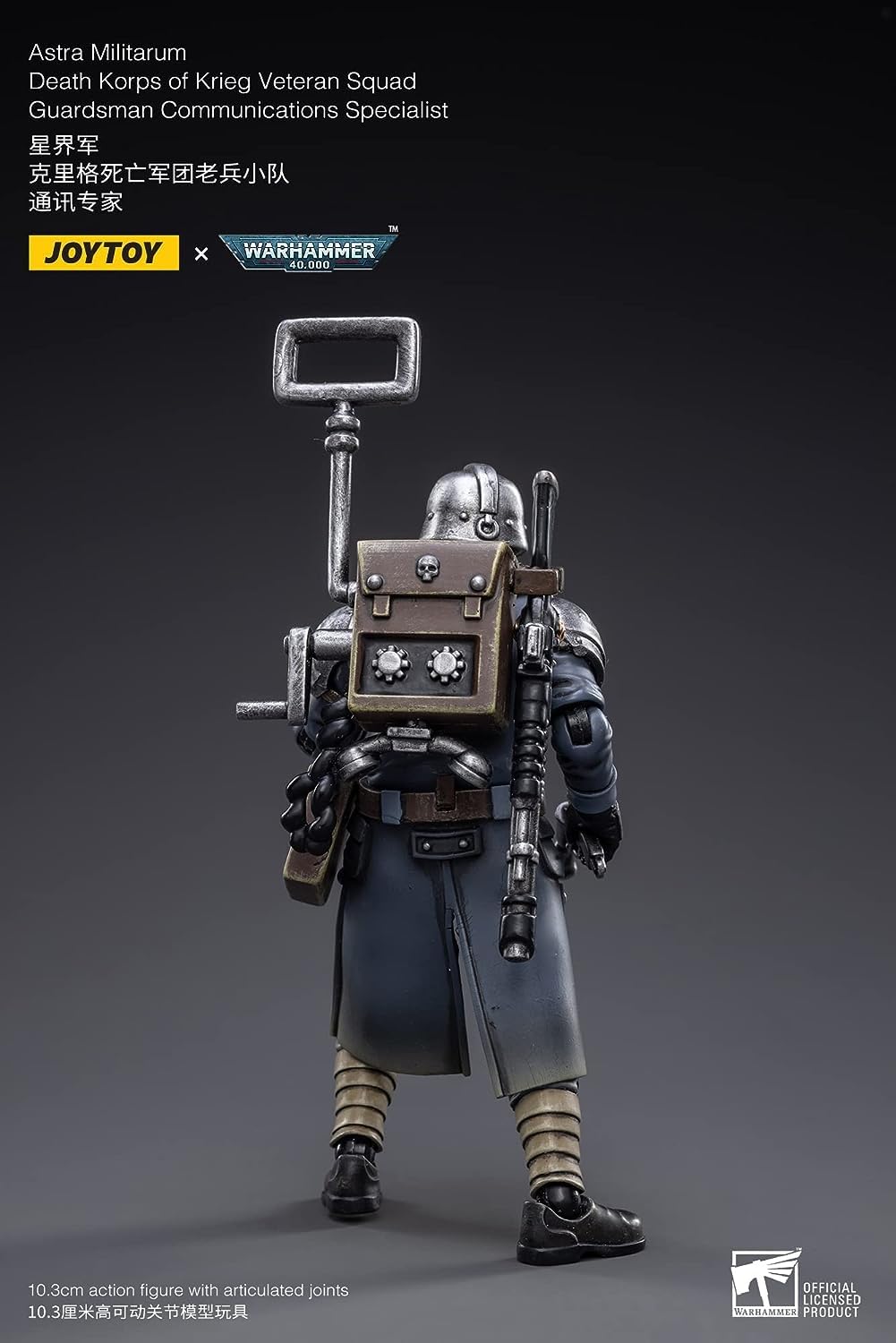 JoyToy Death Korps of Krieg Veteran Squad Guard Commissar 1:18 Scale Action Figure