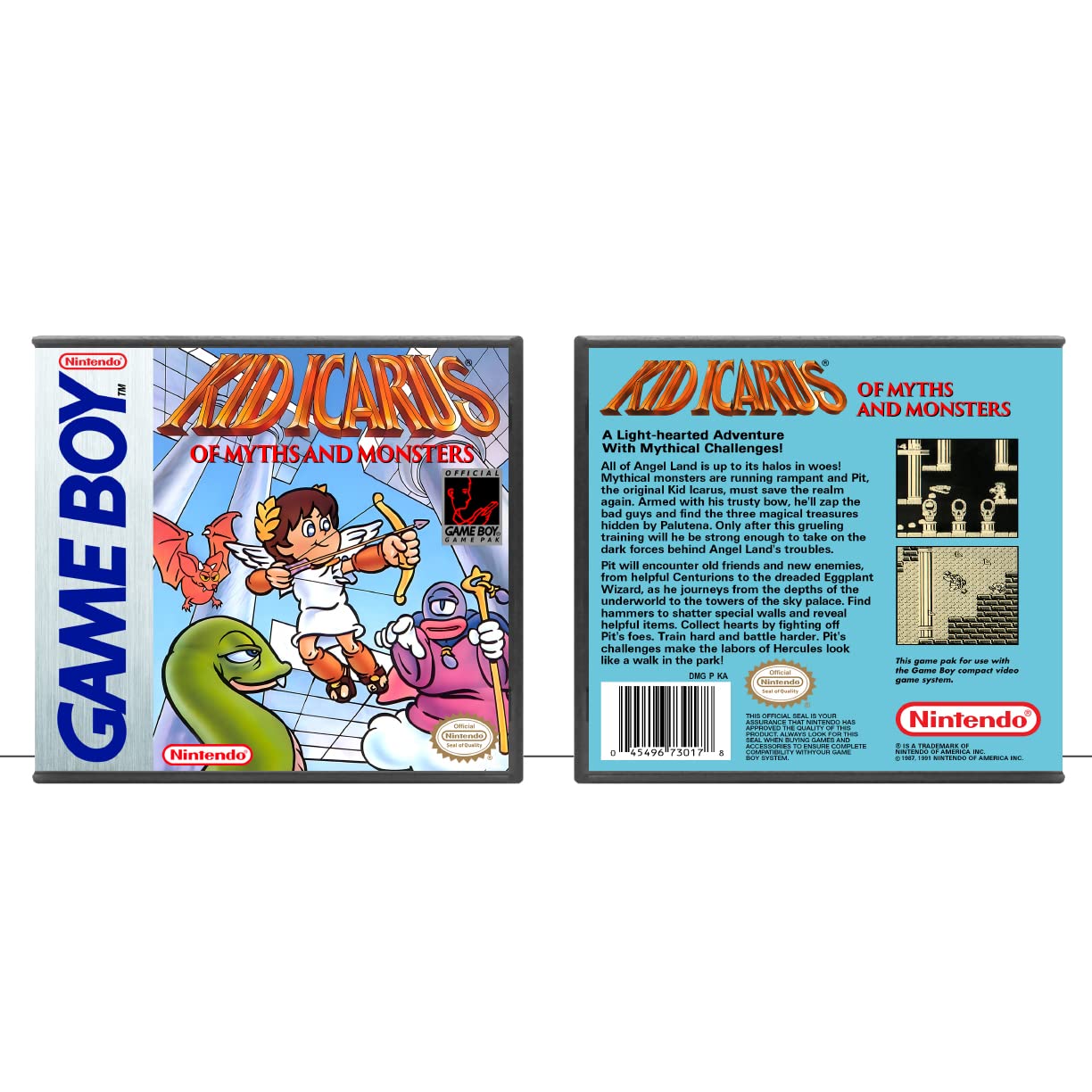 Kid Icarus: Of Myths and Monsters | (GB) Game Boy - Game Case Only - No Game