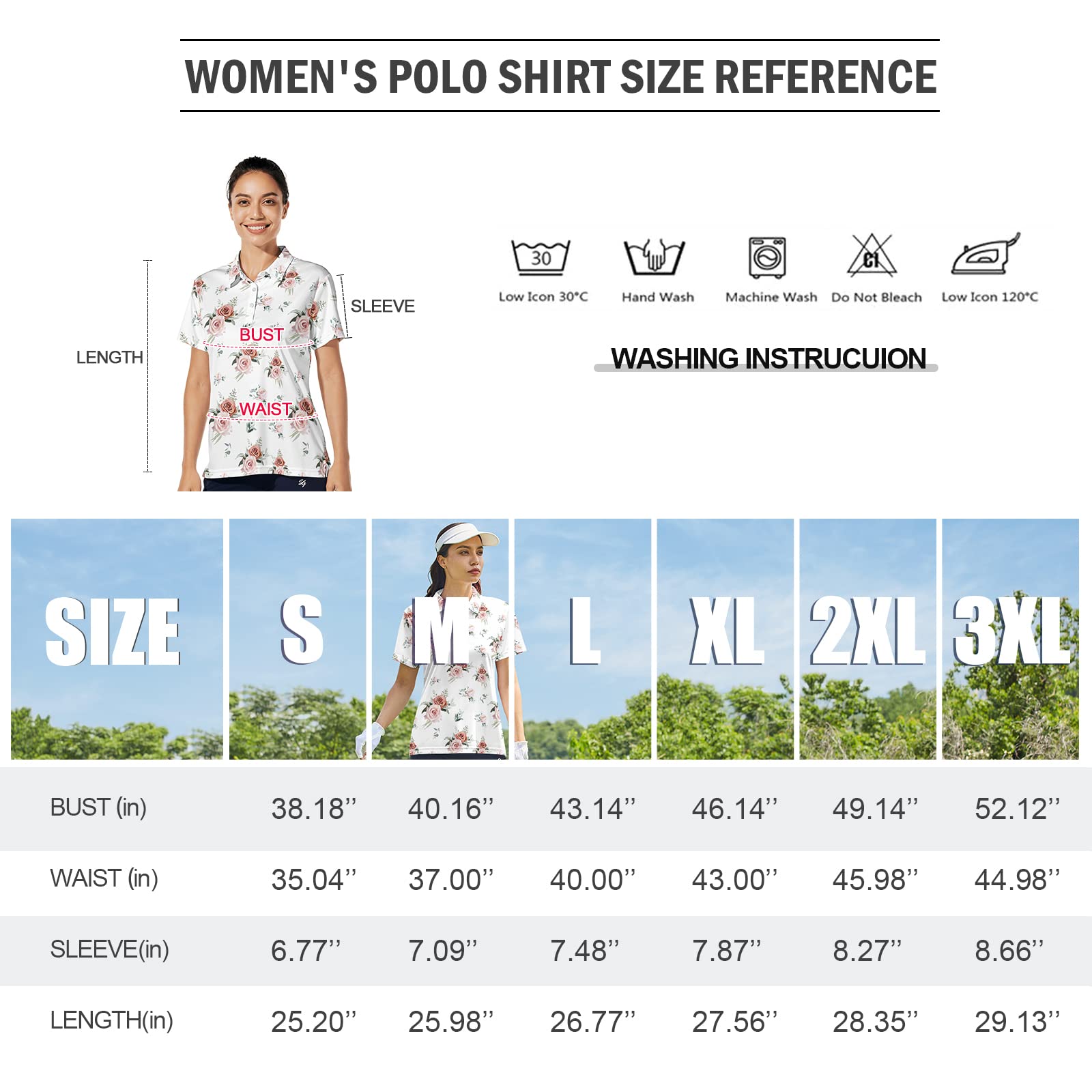 Hispotim Women's Short Sleeve Polo Shirt Lightweight Printed Golf Shirts Quick Dry Workout Golf Polo Shirts (White Leopard,M)