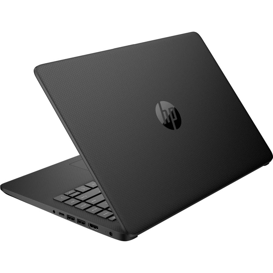 HP 2023 14-inch HD Laptop, Intel Celeron N4020, 8GB RAM, 320GB Storage(64GB eMMC+256GB Micro SD), Win11 Home, One Year of Microsoft 365, Jet Black