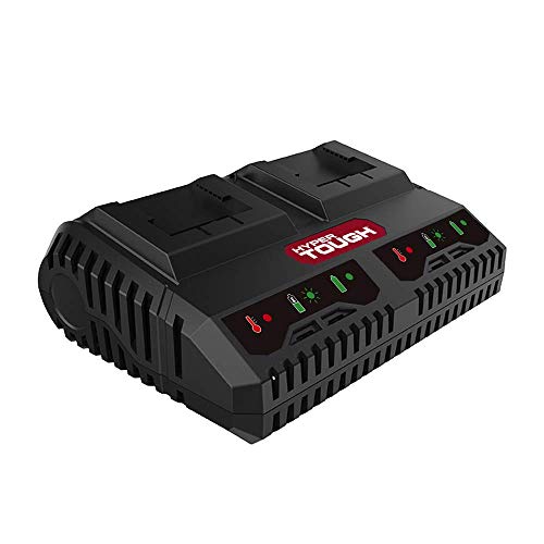 Hyper Tough 20V Max Dual-Port Lithium-Ion Battery Fast Charger
