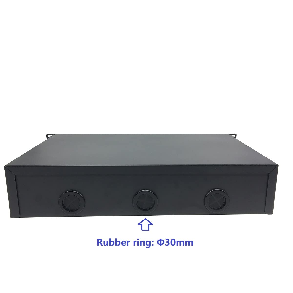 HQYing 2U Rack Mount Drawer for 19-Inch Network/AV/DJ Equipments Cabinet or Server Rack with Lock and Key,12.6 Inch Deep (2U12.6In)