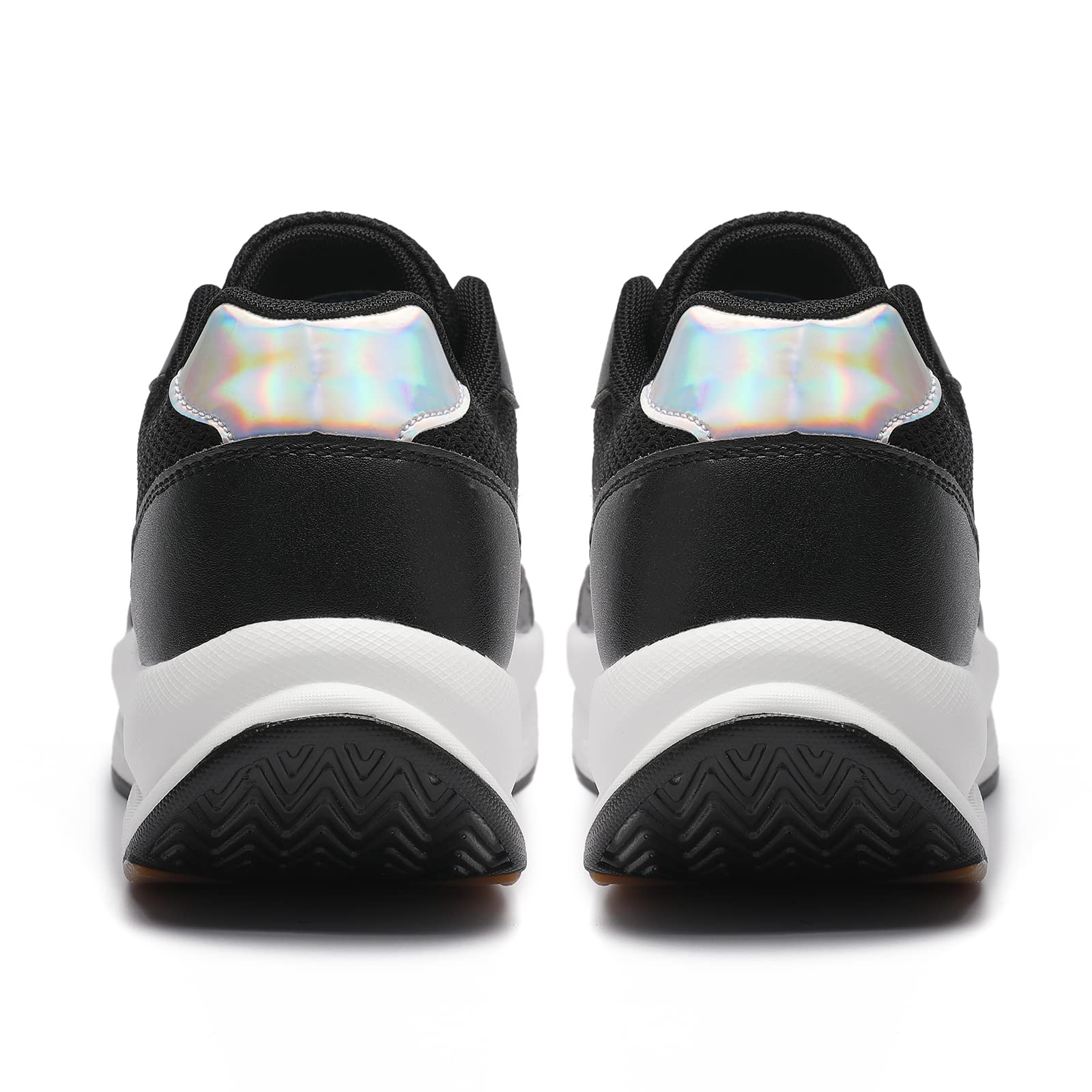 HIKLDK Women's Platform Wedge Tennis Walking Shoes Breathable Lightweight Casual Comfort Fashion Sneaker Size