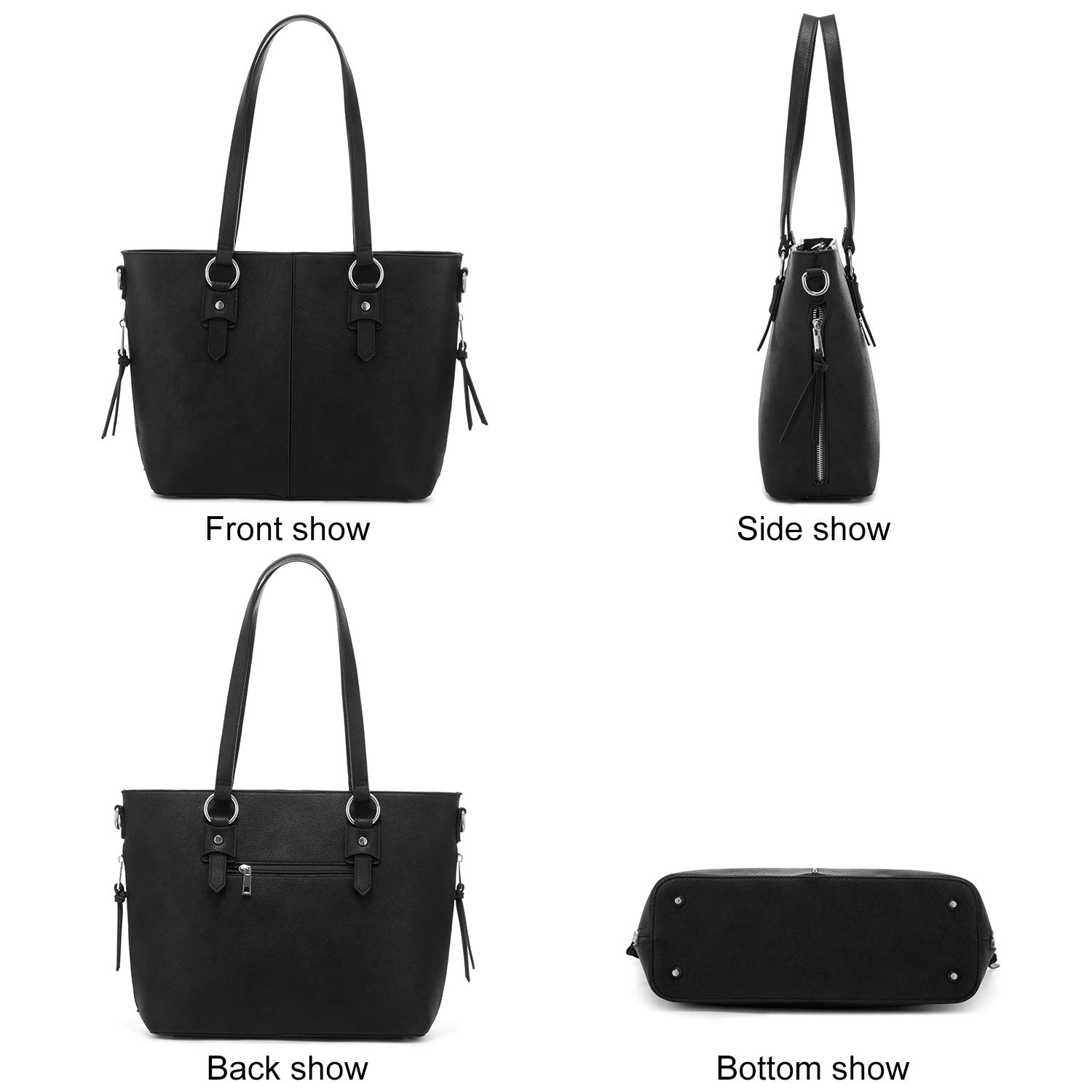 Handbags for Women Shoulder Bags Tote Satchel Hobo 2pcs Purse Set