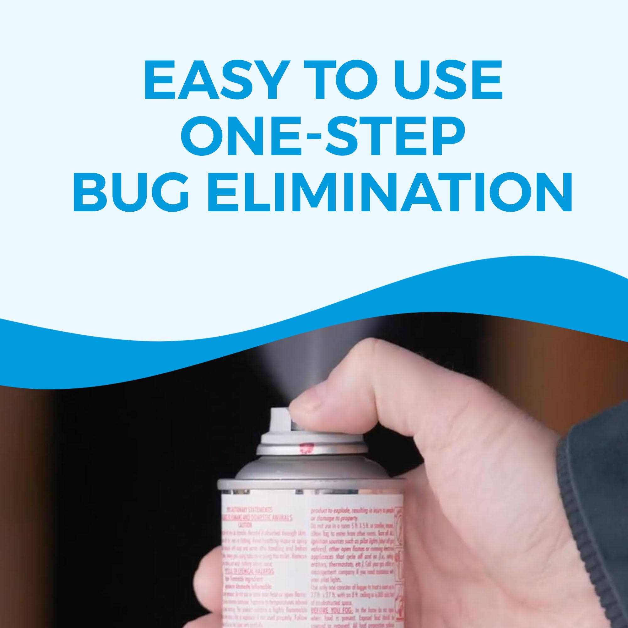 Kinzua Environmental Punch Bug Bomb, Insect Fogger Kills All Mosquito, Cockroach, Flea, Ant, Spider & More, Insect Foggers for Indoor & Outdoor Use, Non-Staining, Water-Base Formula, 6 oz, Pack of 3