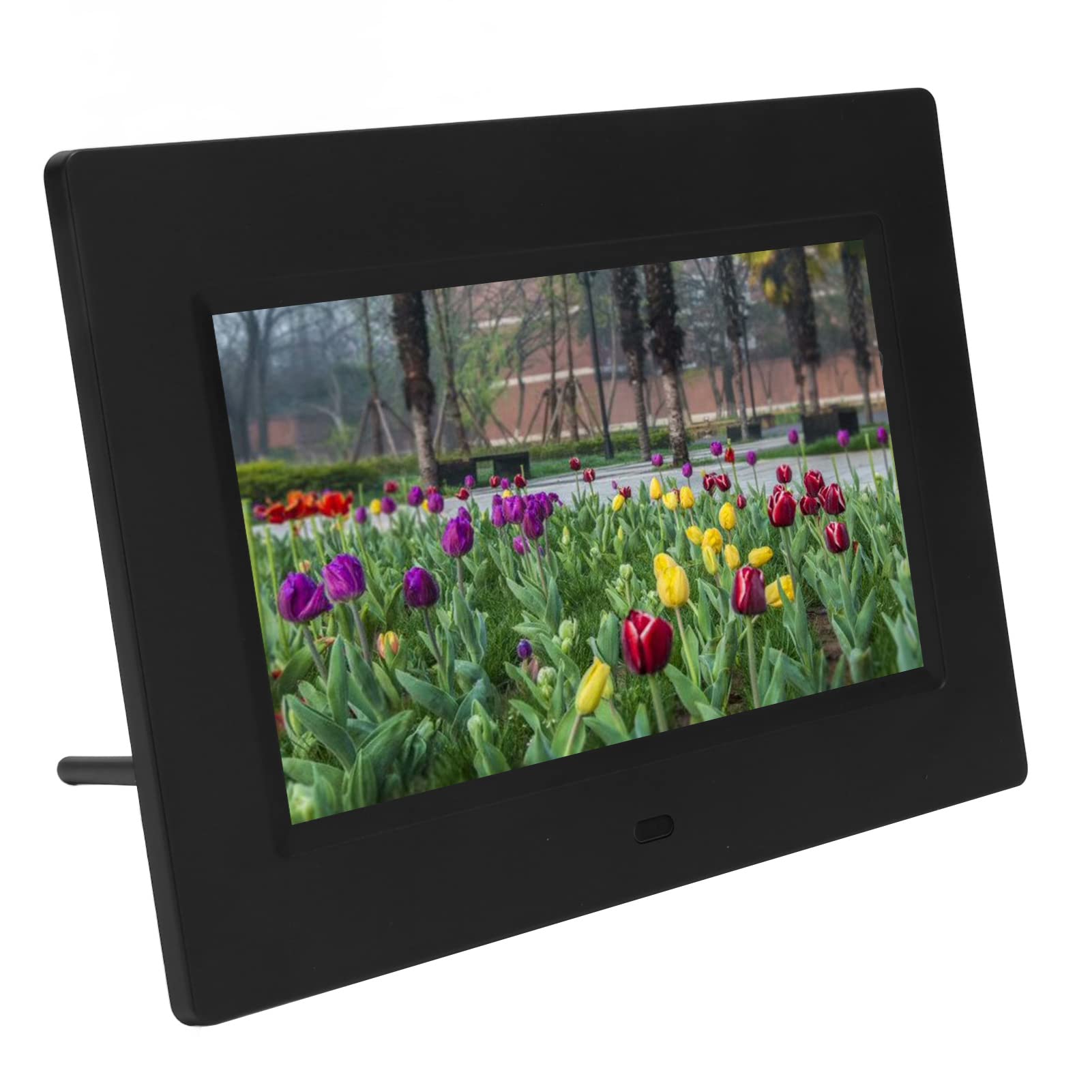 HD Digital Photo Frame, Slideshow 7 Inch IPS Screen Support USB 100β240V Electronic Album with Remote Control for Wedding Party (UK Plug)