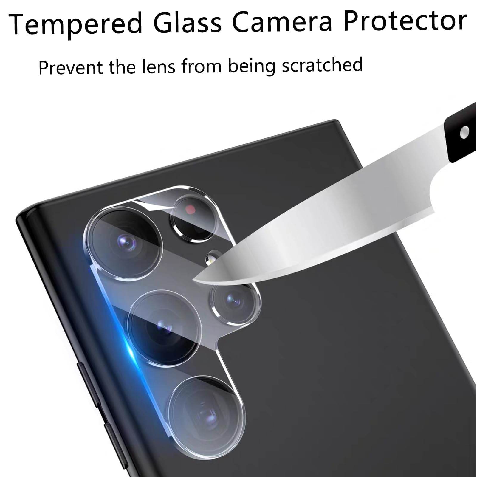 GUMANYU [2+2 Pack] Galaxy S23 Ultra 5G Tempered Glass Screen Protector, Support Ultrasonic Fingerprint, Anti-Scratch, 9H Hardness, 3D Full Coverage for Samsung Galaxy S23 Ultra Screen Protector